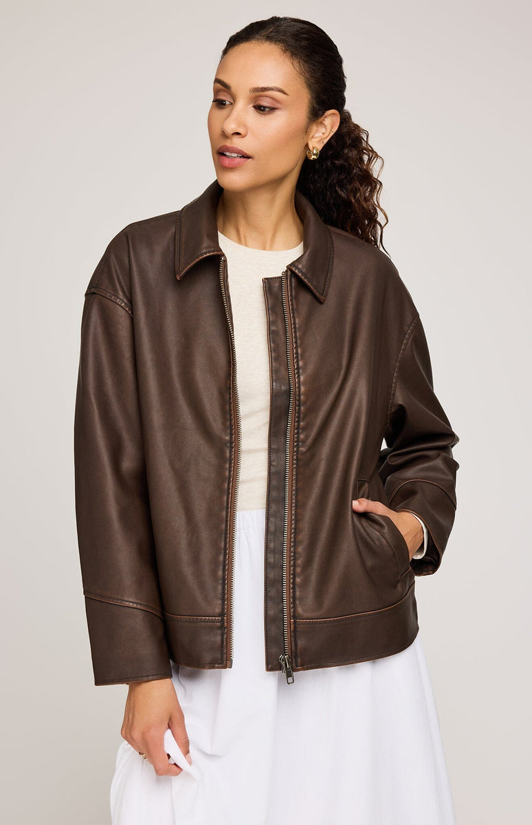 Gentle Fawn Audrey Faux Leather Jacket | BELLA MAAS Boutique – Bella ...