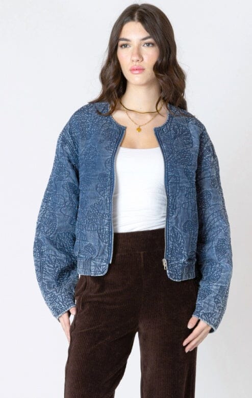 Dex Clothing Jorja Denim Quilted Jacket | BELLA MAAS Boutique – Bella ...